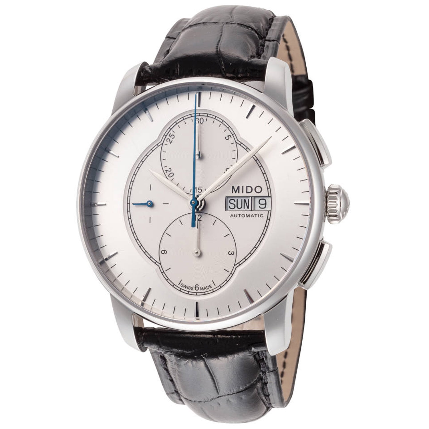 Mido Men's Baroncelli Silver Dial Watch - M86074174 - Walmart.com