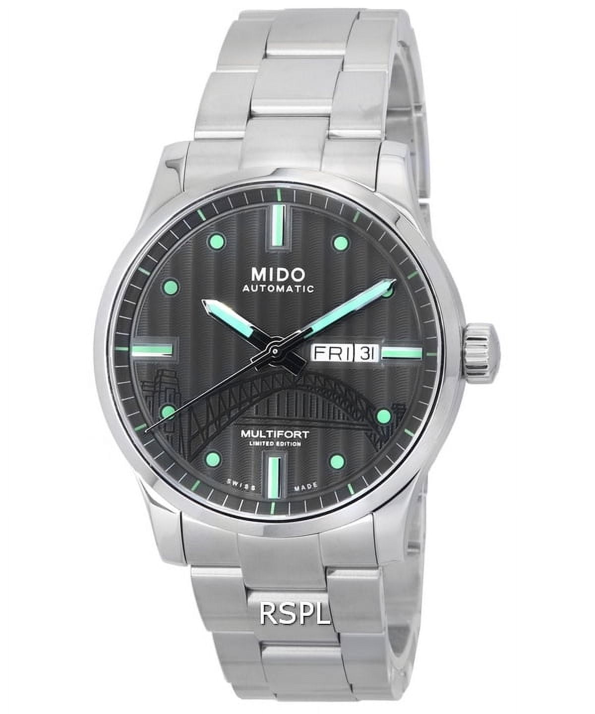 Mido Multifort IBA Limited Edition Anthracite Dial Automatic M005.430 ...