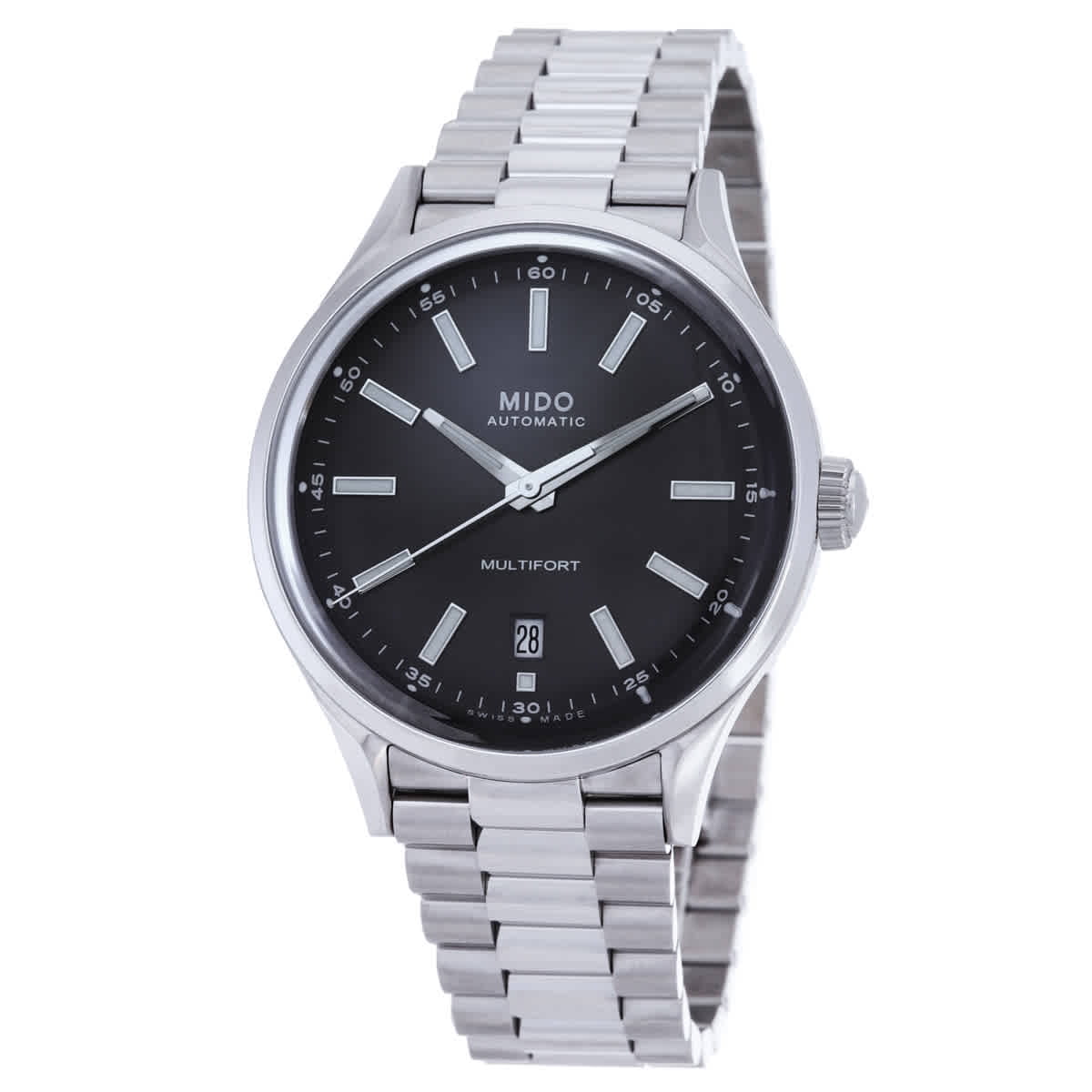Mido Multifort Patrimony Powerwind Automatic Anthracite Dial Men's ...