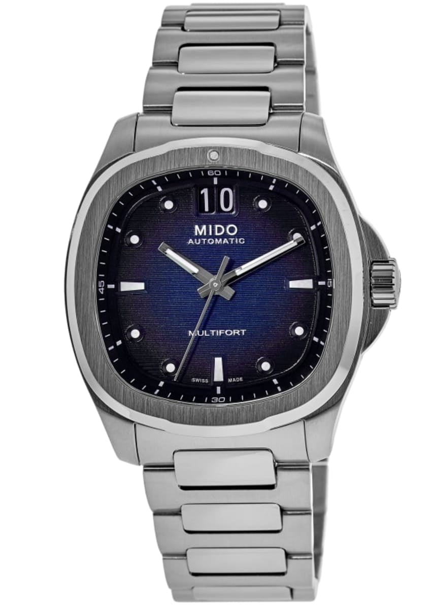 Mido Multifort TV Big Date Automatic Blue Dial Men's Watch ...