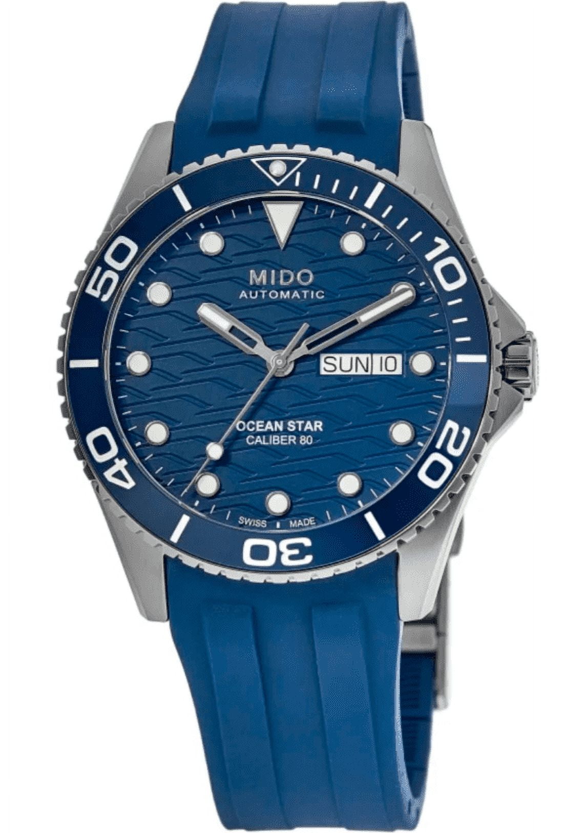 Mido Ocean Star 200C Automatic Blue Dial Men's Watch M0424301704100 ...