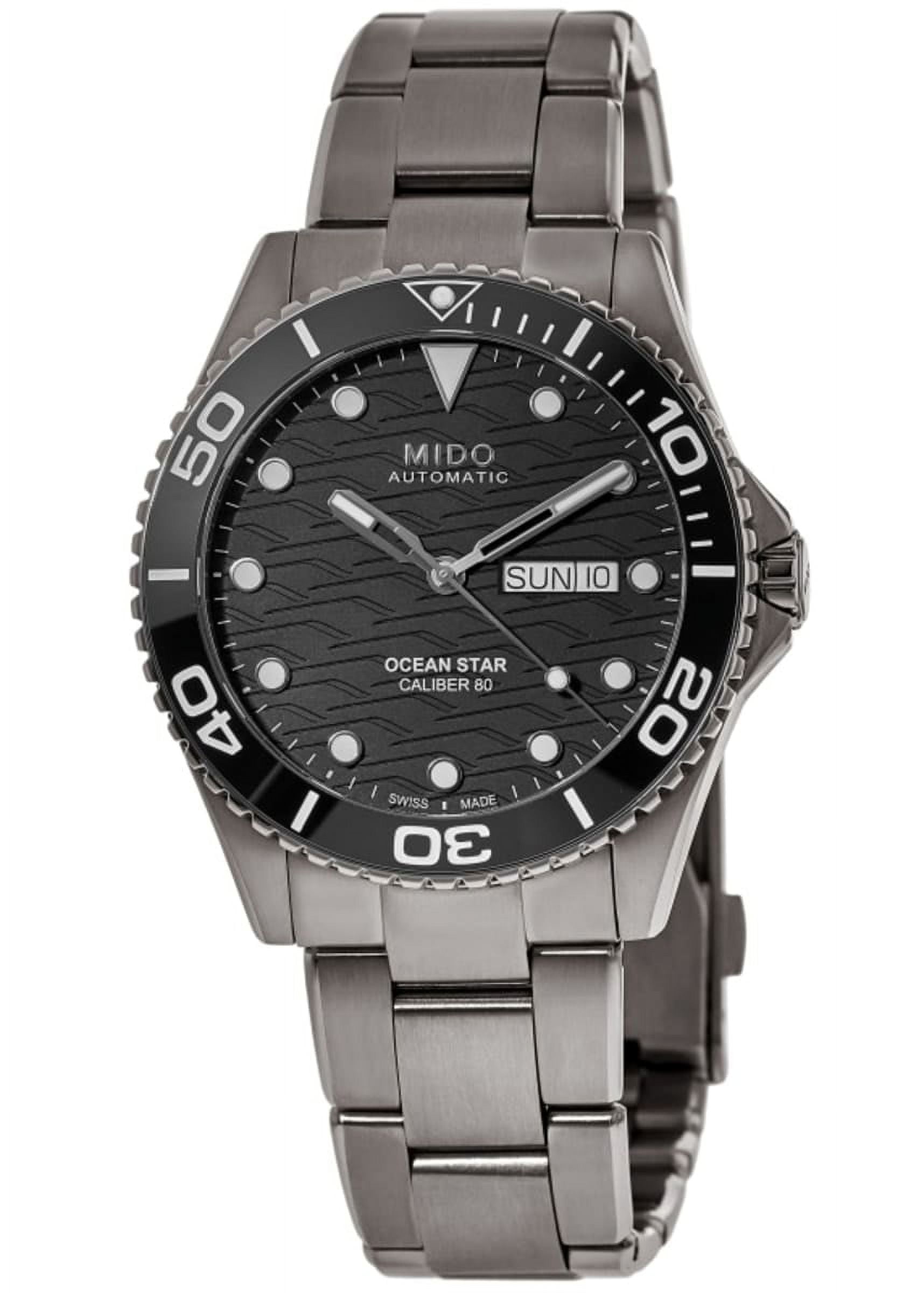 Mido Ocean Star Automatic Black Dial Men's Watch M0424304405100 ...