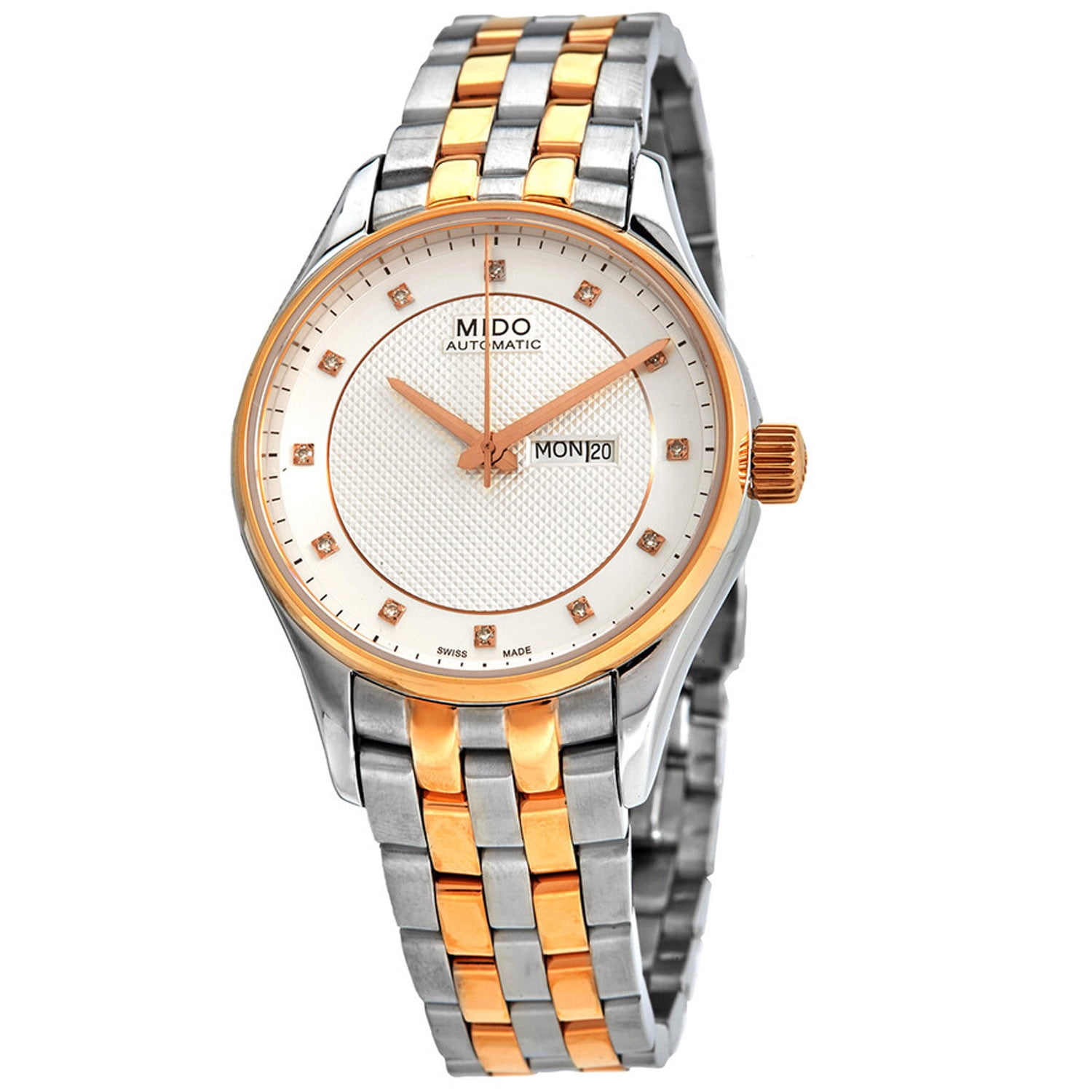 Mido Women's Belluna White Dial Watch - M0012302203691 - Walmart.com