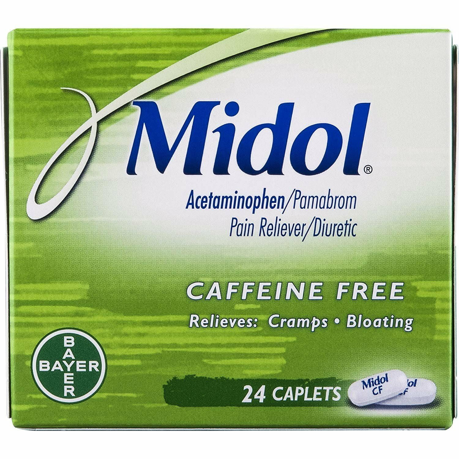 Midol, Caffeine Free, Menstrual Period Symptoms Relief Including ...