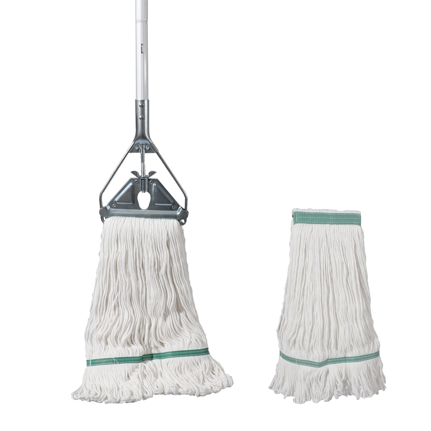 Midoneat Heavy Duty Cotton Loop-end String Mop with Extra Head ...