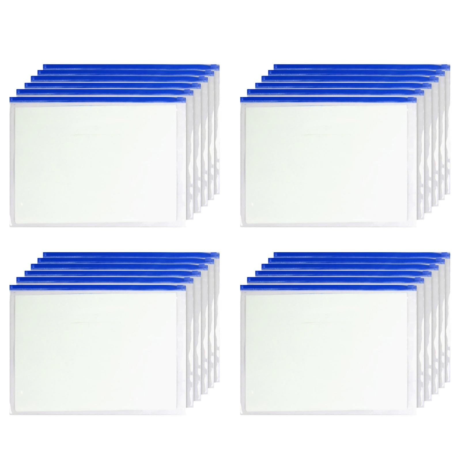 Midor Plastic Folder,Paper Folder,20Pc Pvc Transparent A5 Zipper File ...