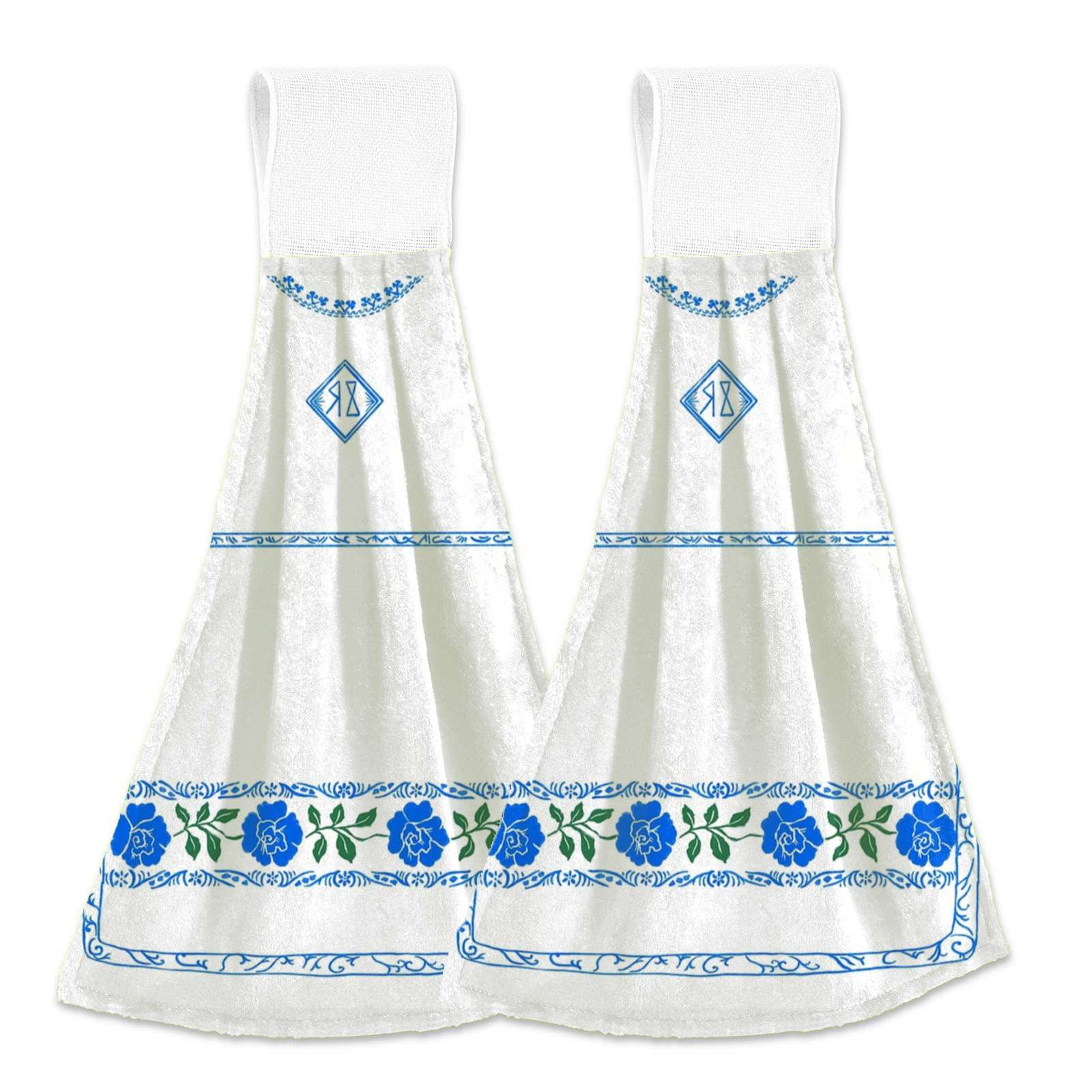 Midsommar Hanging Kitchen Hand Towels Sets with Loop Hand Towels ...
