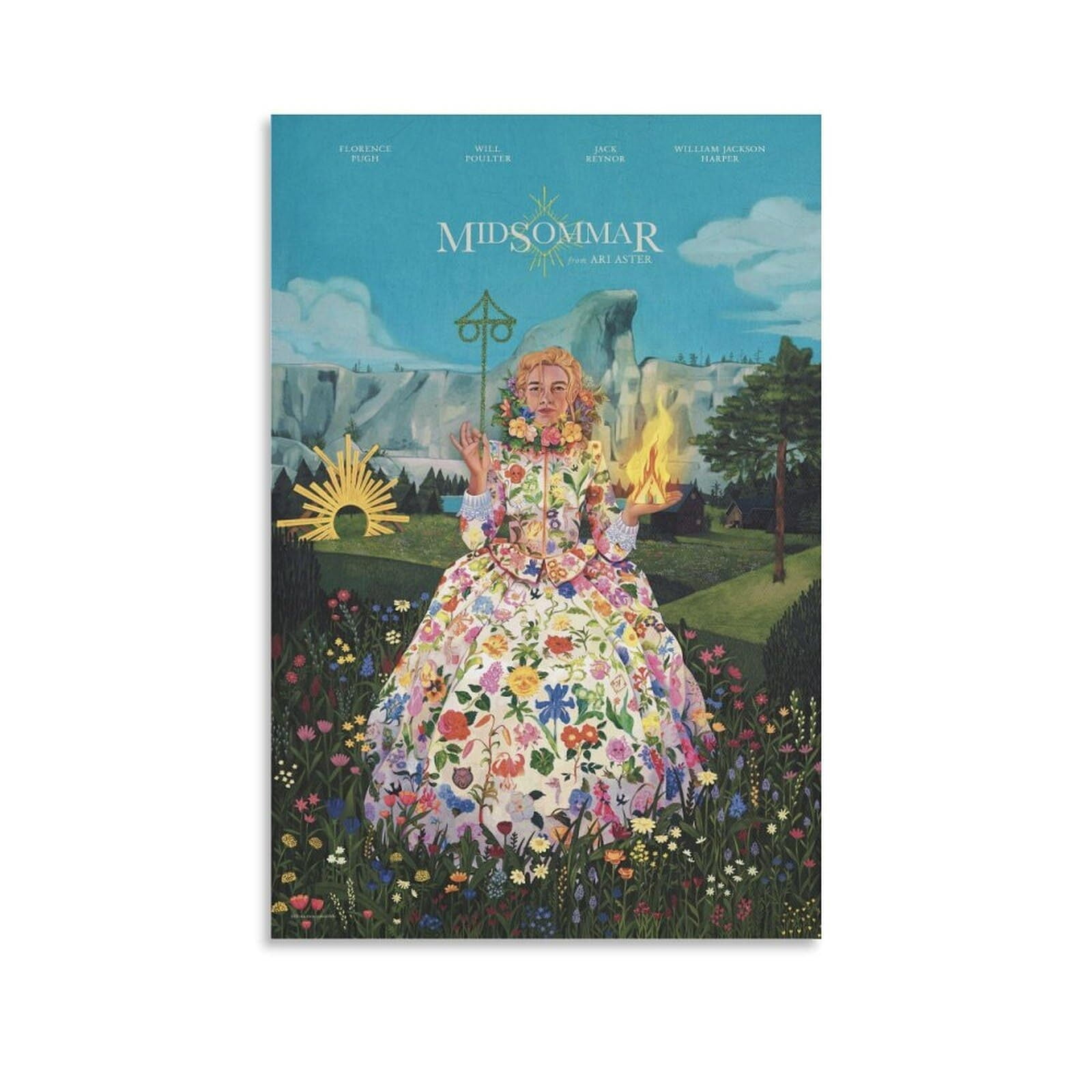Midsommar Movie Poster Canvas Wall Art Poster Decorative Bedroom Modern ...
