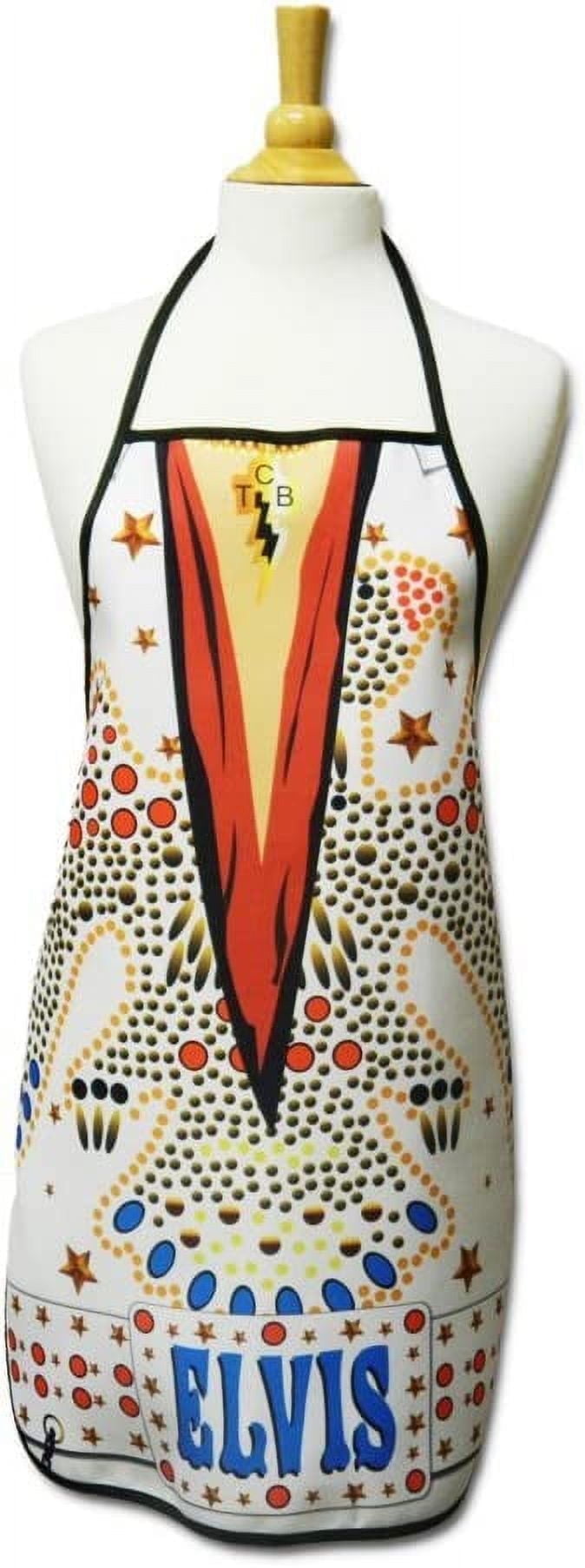 Midsouth Products Elvis Presley Apron White Jumpsuit - Walmart.com