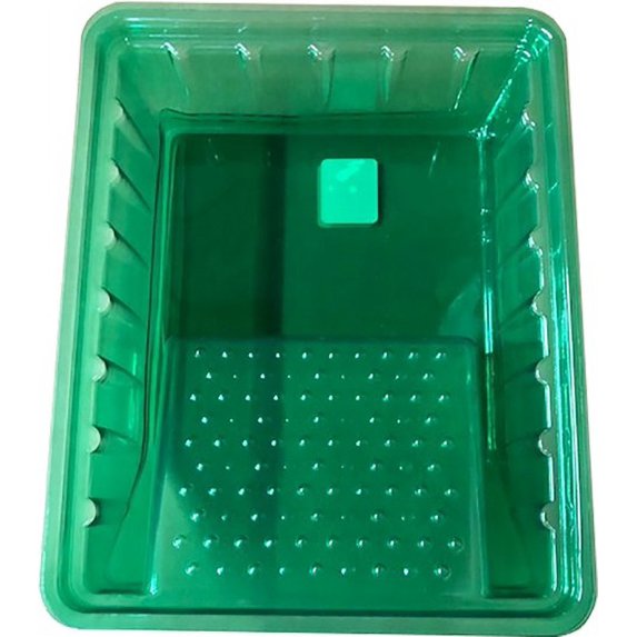 Midstate Plastics 82177 6" Green Plastic Paint Tray w/Grid - 24ct. Case ...