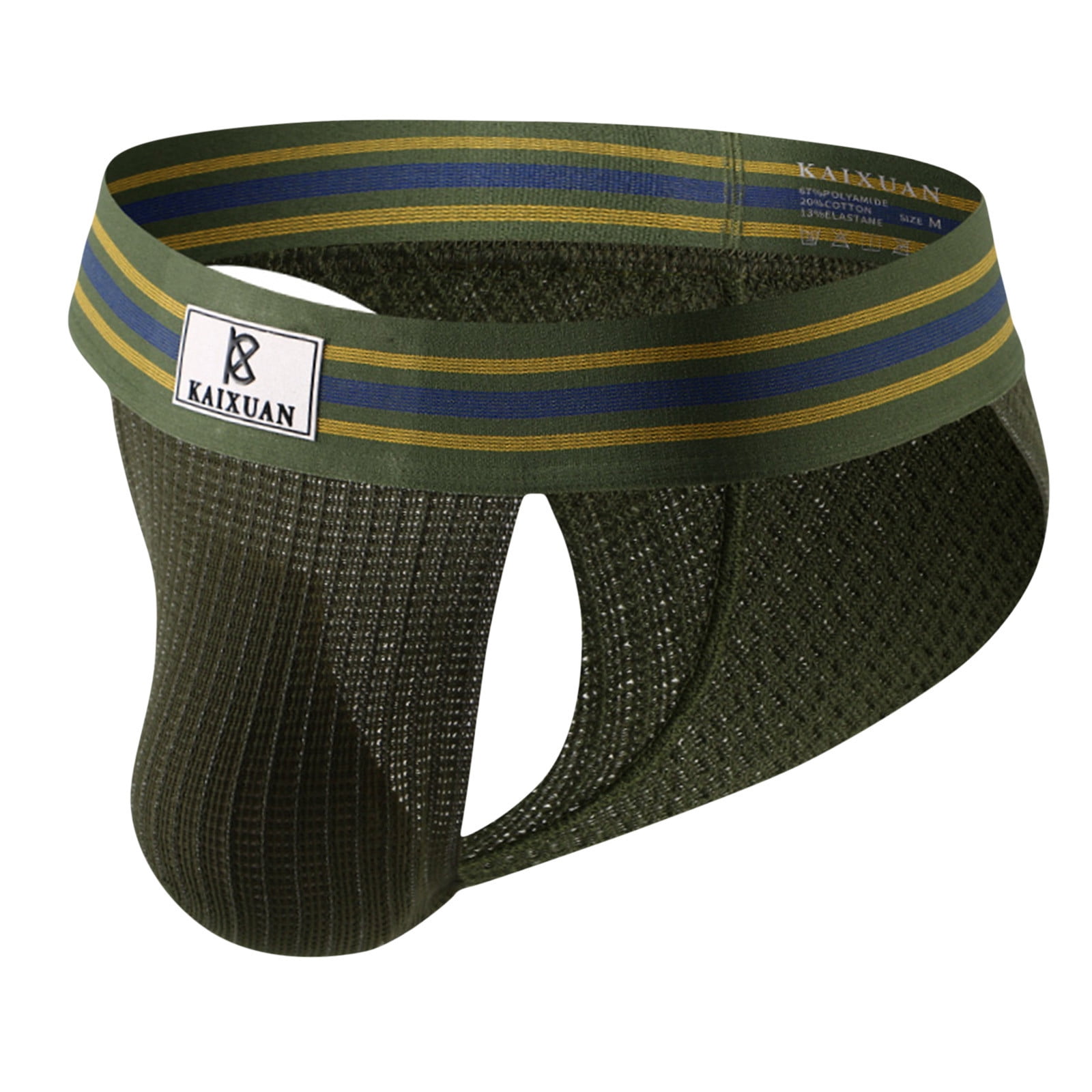 Midsumdr Mens Briefs Workout Straps Male Underpants Athletic Supporter ...