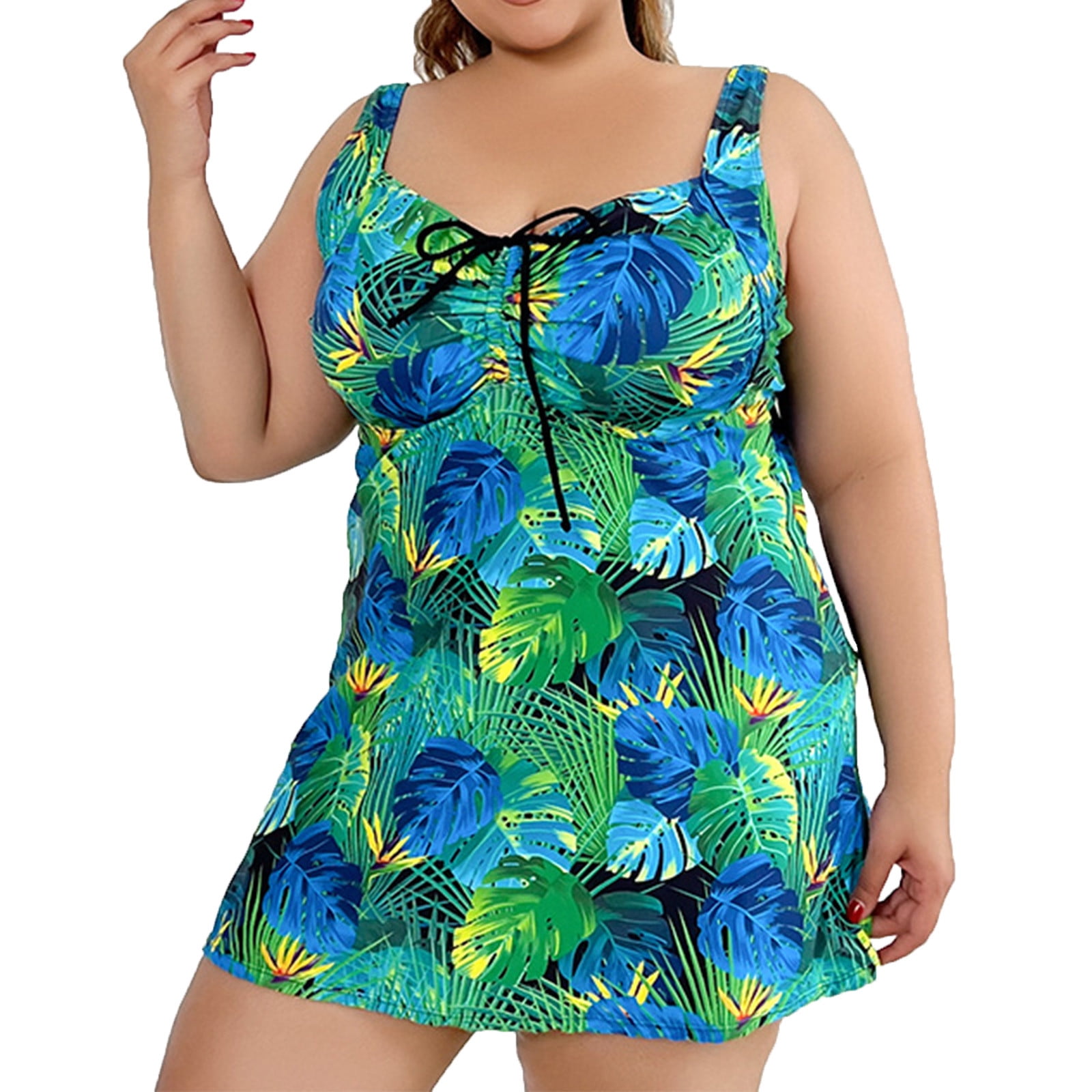 Midsumdr Plus Size Swimsuit for Women Fashionable and Backless High ...