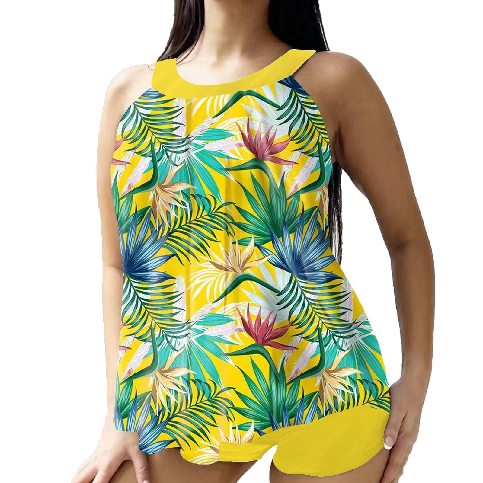 Midsumdr Plus Size Swimsuit for Women Fashionable and Backless High ...