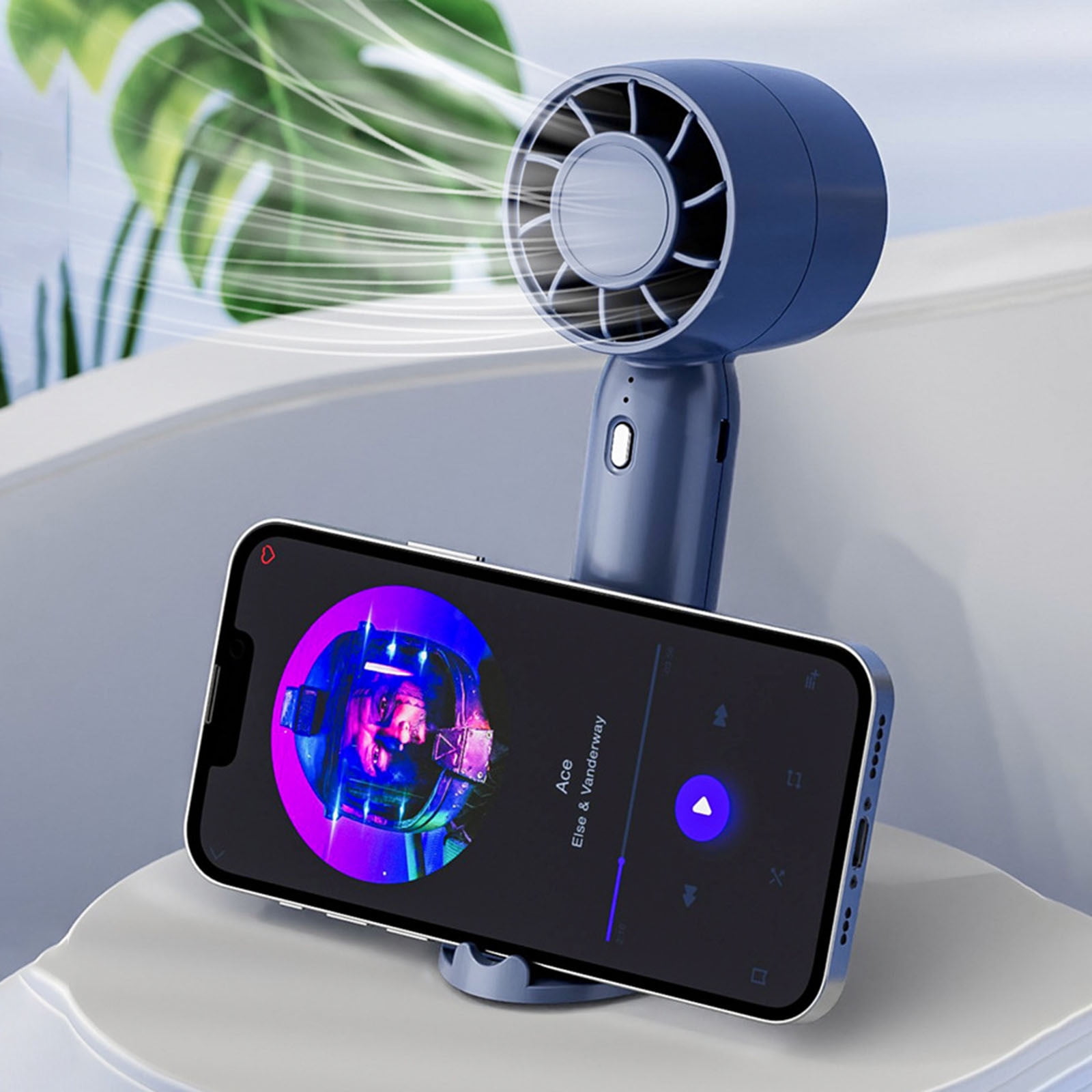 Midsumdr Portable Fan Personal Fan Mini Silent Portable Outdoor Small ...