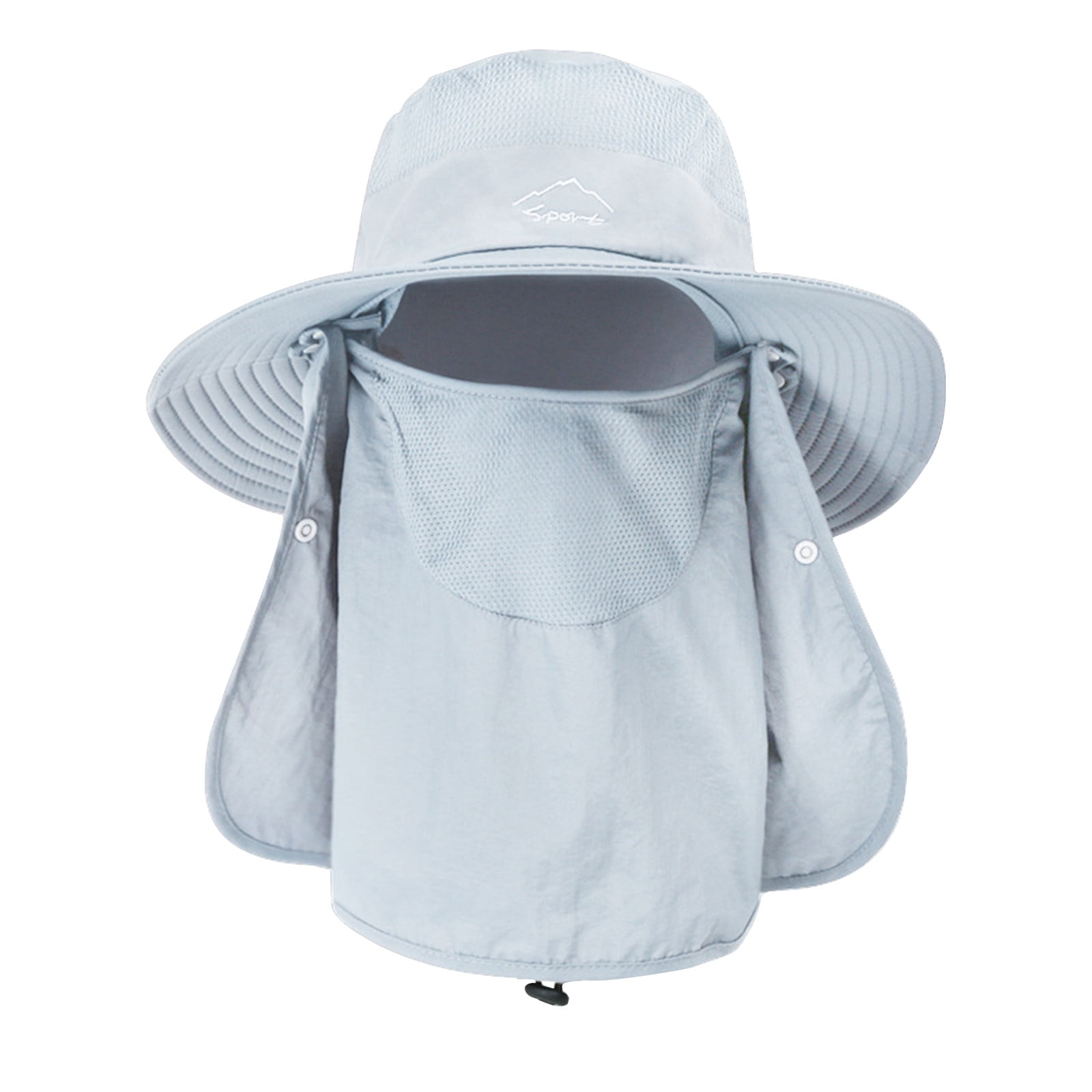 Midsumdr Sun Cap Fishing Hat Baseball Cap with Face Neck Cover Flap ...