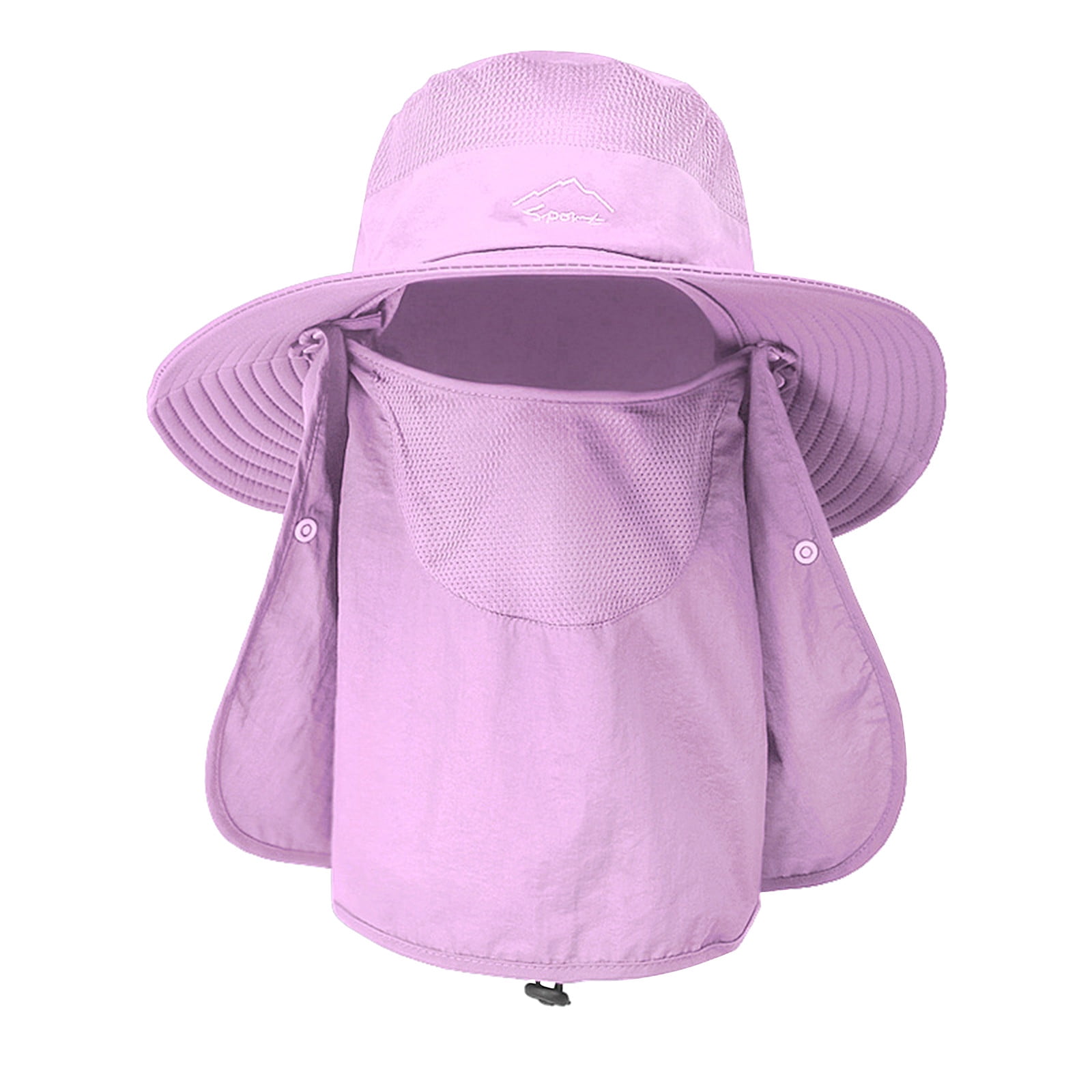 Midsumdr Sun Cap Fishing Hat Baseball Cap with Face Neck Cover Flap ...