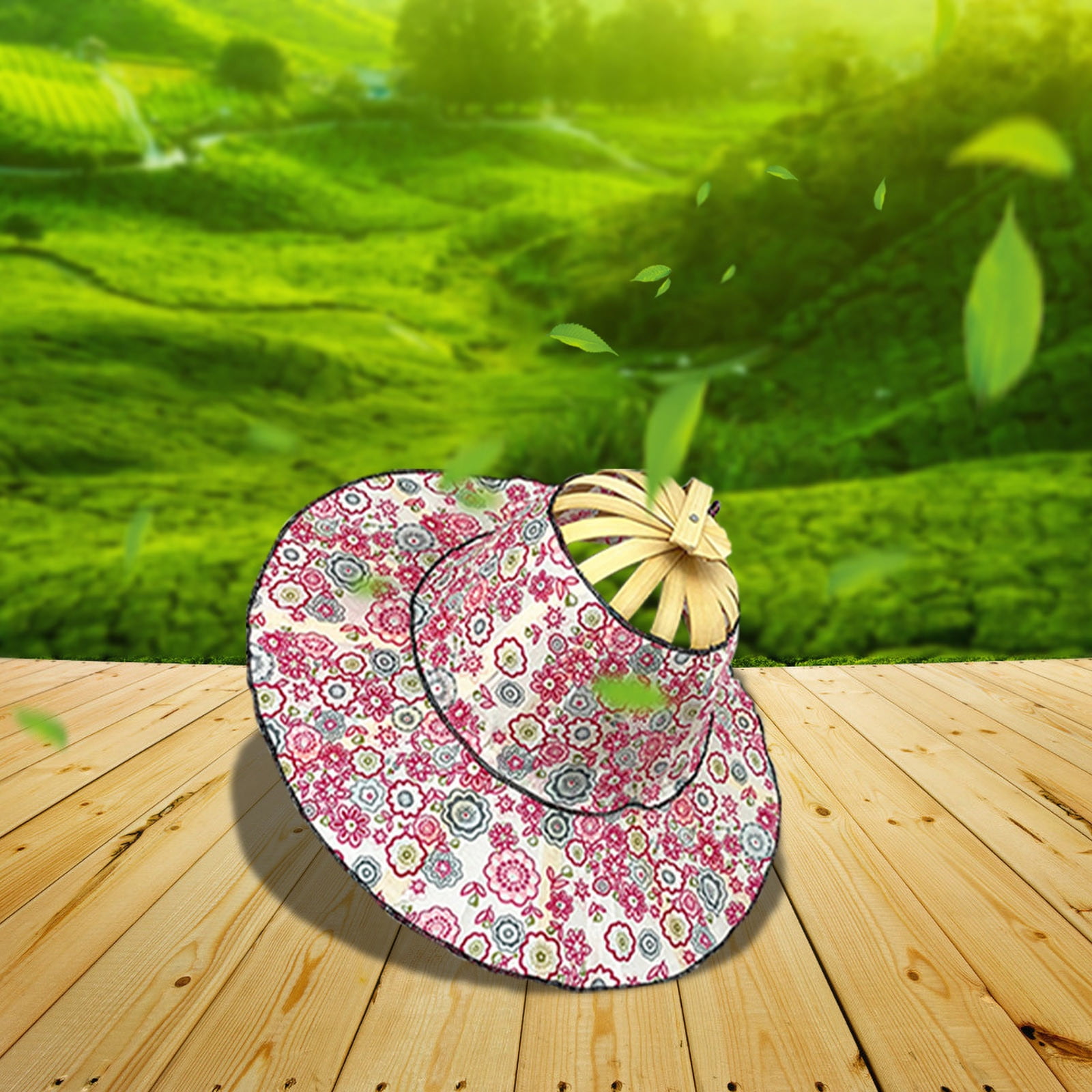 Midsumdr Travel Must Haves Multifunctional Fashion Bamboo Fan Cap ...