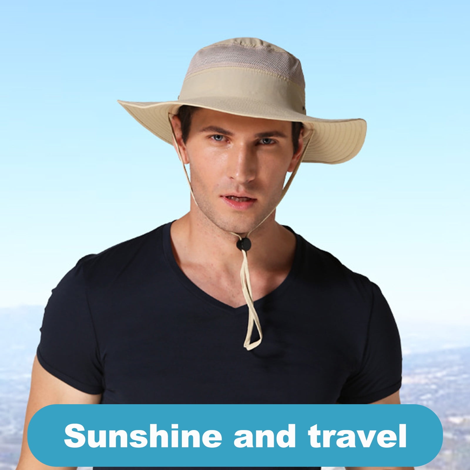 Midsumdr Travel Must Haves Summer Sun Hat Men's Fishing Hat Men's Sun ...