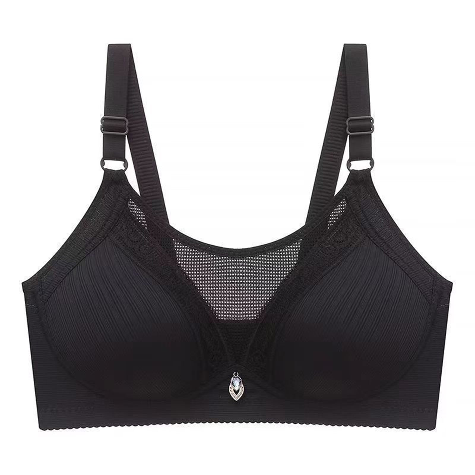 Midsumdr Womens Bra Lace Super Soft Wireless Lightly Lined Comfort ...