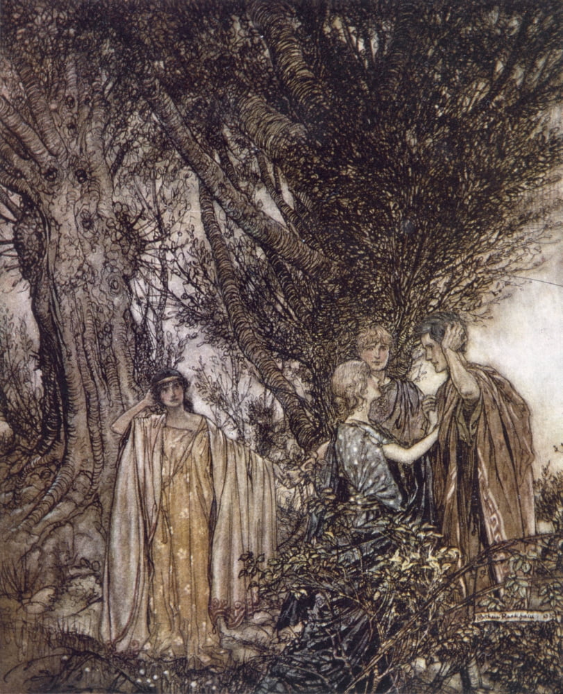 Midsummer Nights Dream Poster Print By Mary Evans Picture Libraryarthur ...