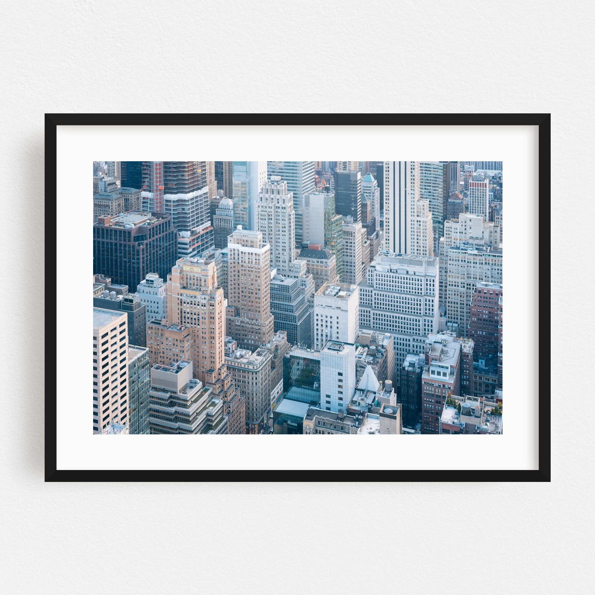 Midtown Aerial 01 - Manhattan New York Photography City Skyline Architecture Modern Art Travel ...
