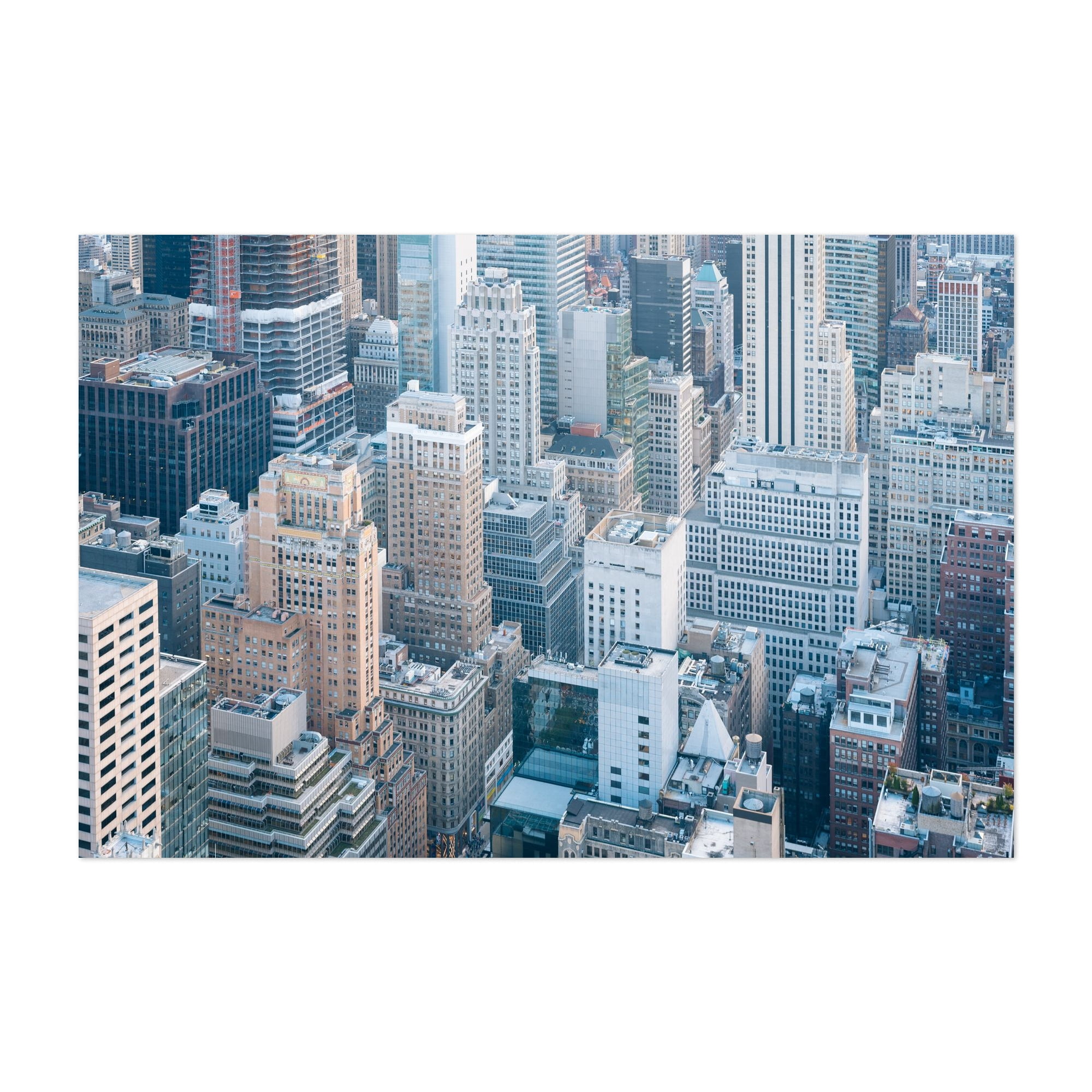 Midtown Aerial 01 - Manhattan New York Photography Unframed Wall Art ...