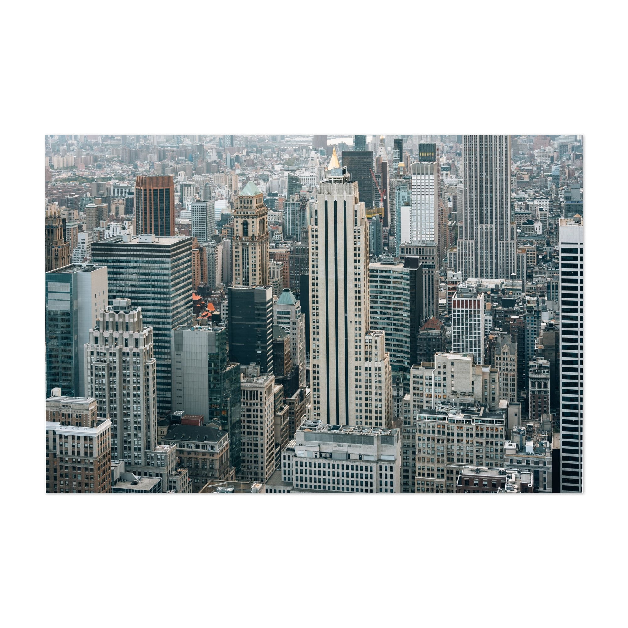 Midtown Aerial 02 - Manhattan New York Photography Cityscape Skyline ...