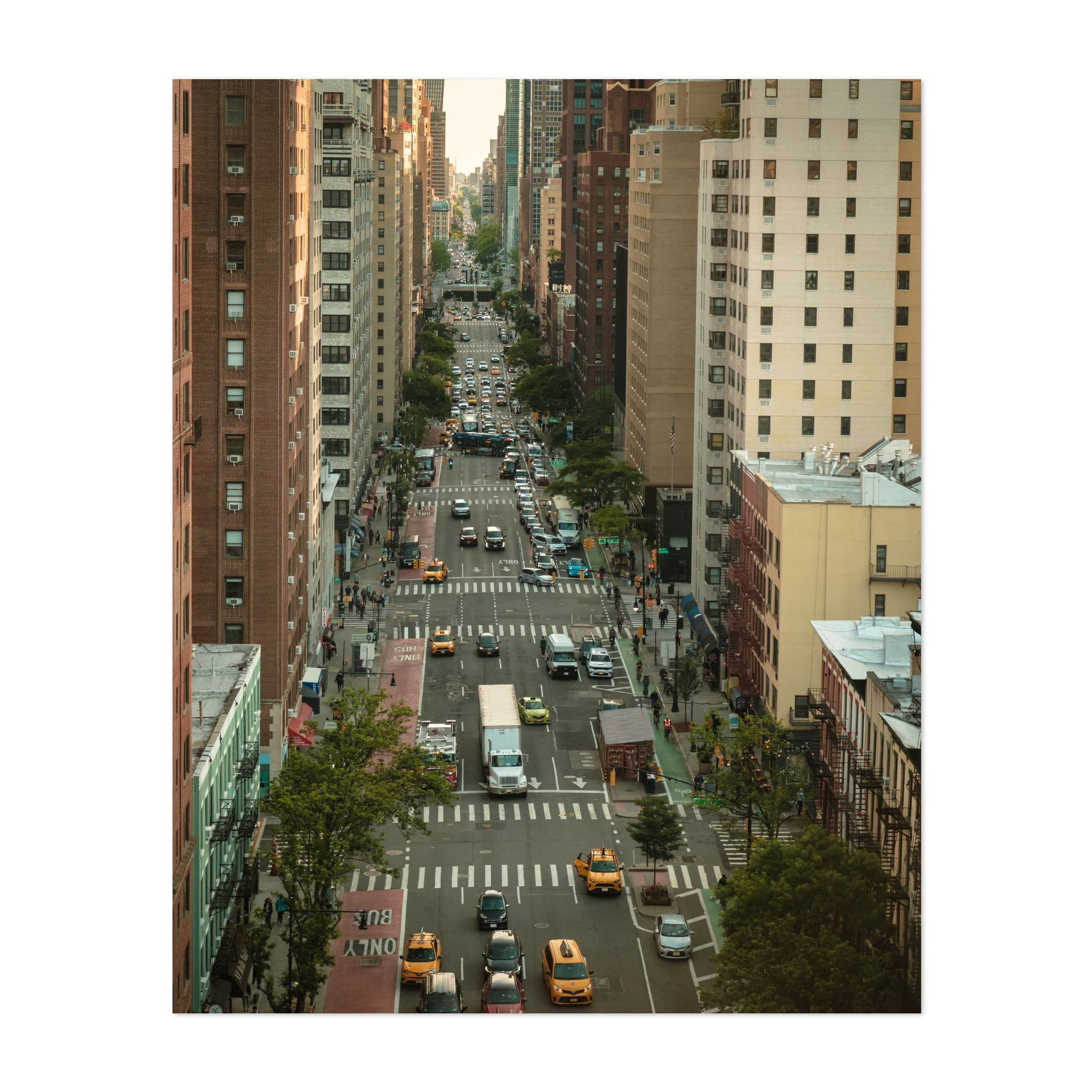 Midtown City Streets, Manhattan 01 - Manhattan New York Photography Cityscape Street Photography ...