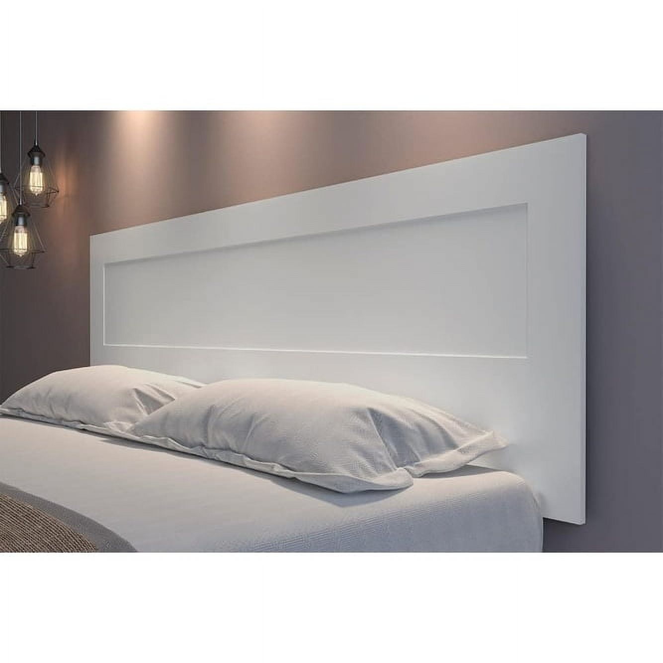 Midtown Concept Headboard Platform Bed Room Furniture MDF Wood Wall ...