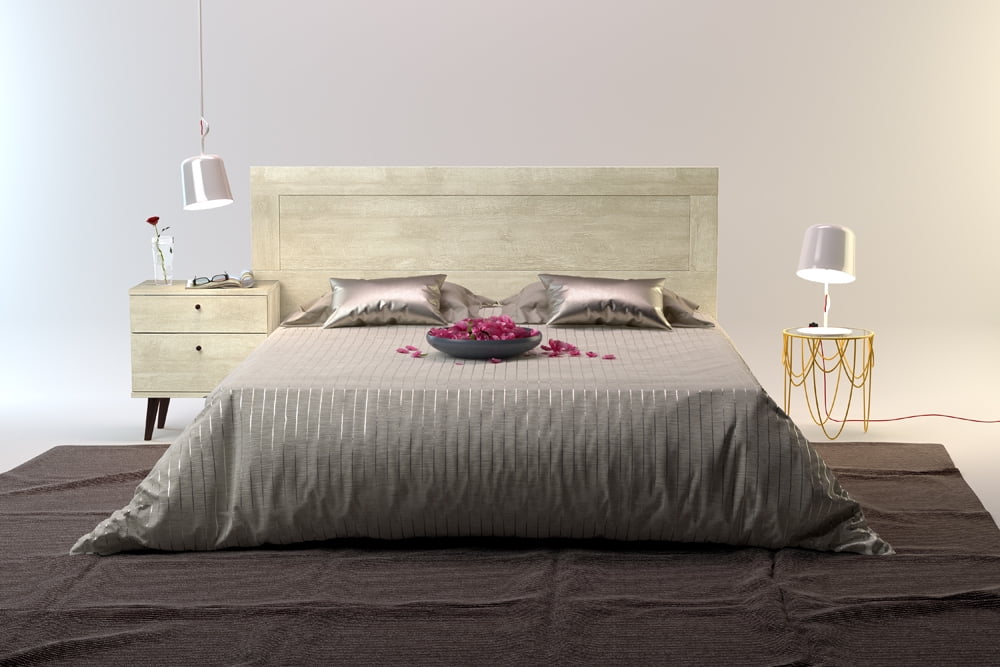 Midtown Concept Quebec Queen Size Set Bed with Headboard - Walmart.com