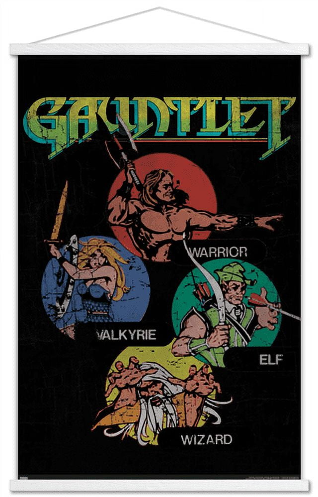 Trends International Midway Arcade Gauntlet Characters Poster with ...