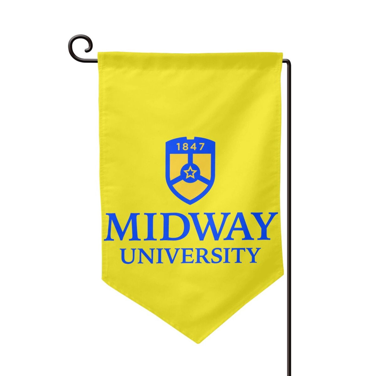 Midway University Logo Garden Yard Flag Double Sided Banners For Patio ...