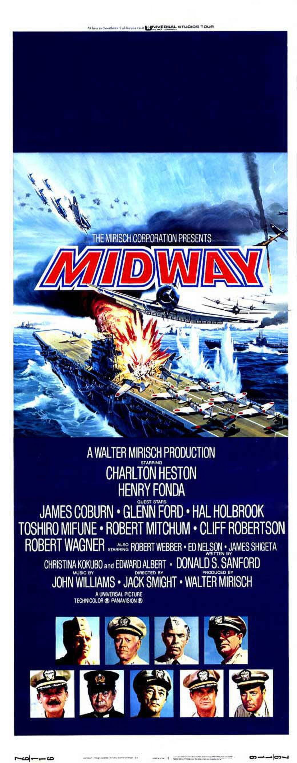 Midway - movie POSTER (Insert Style A) (14" x 36") (1976) - Walmart.com