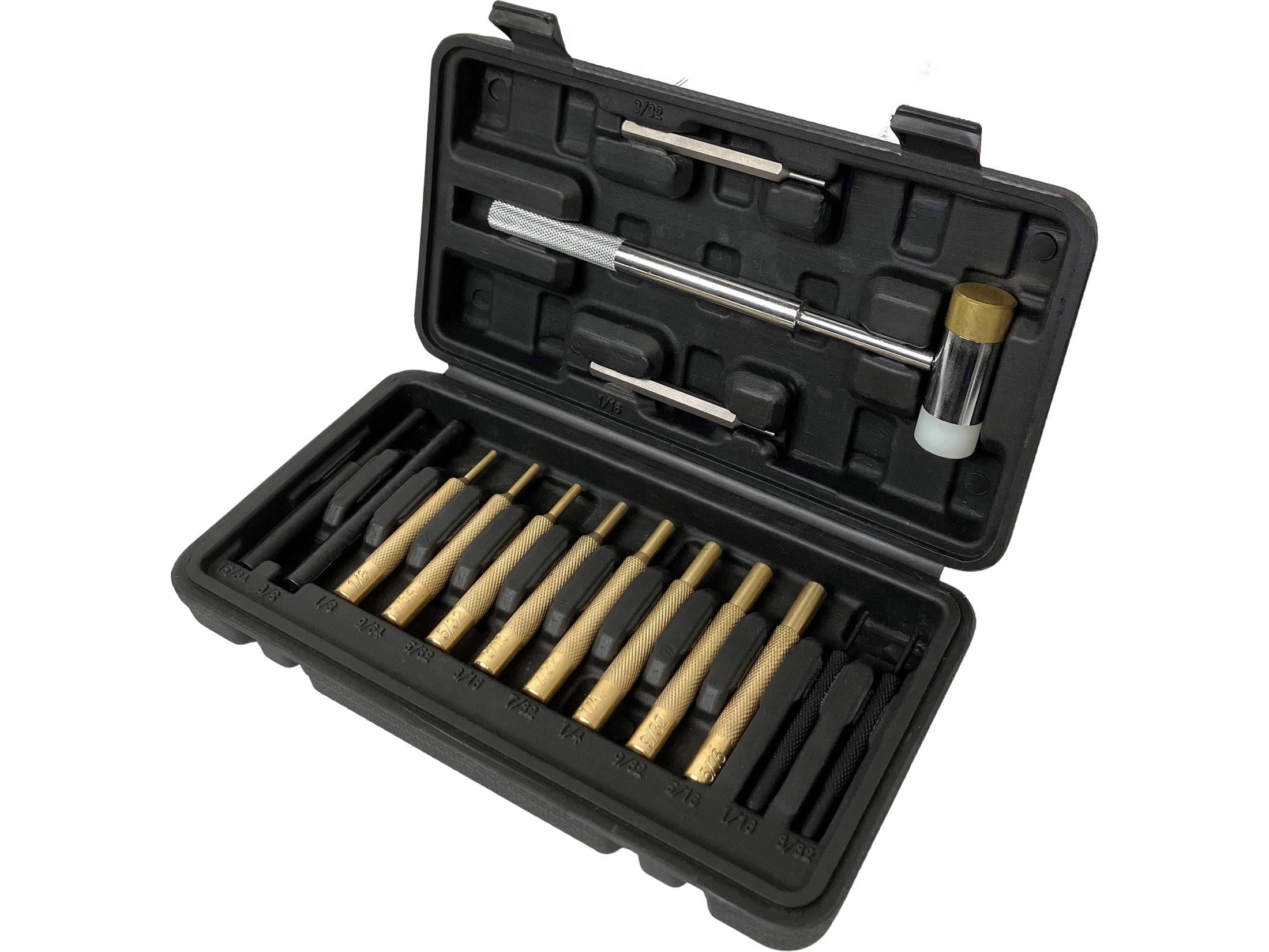 MidwayUSA Brass and Nylon Hammer and Punch Set - Walmart.com