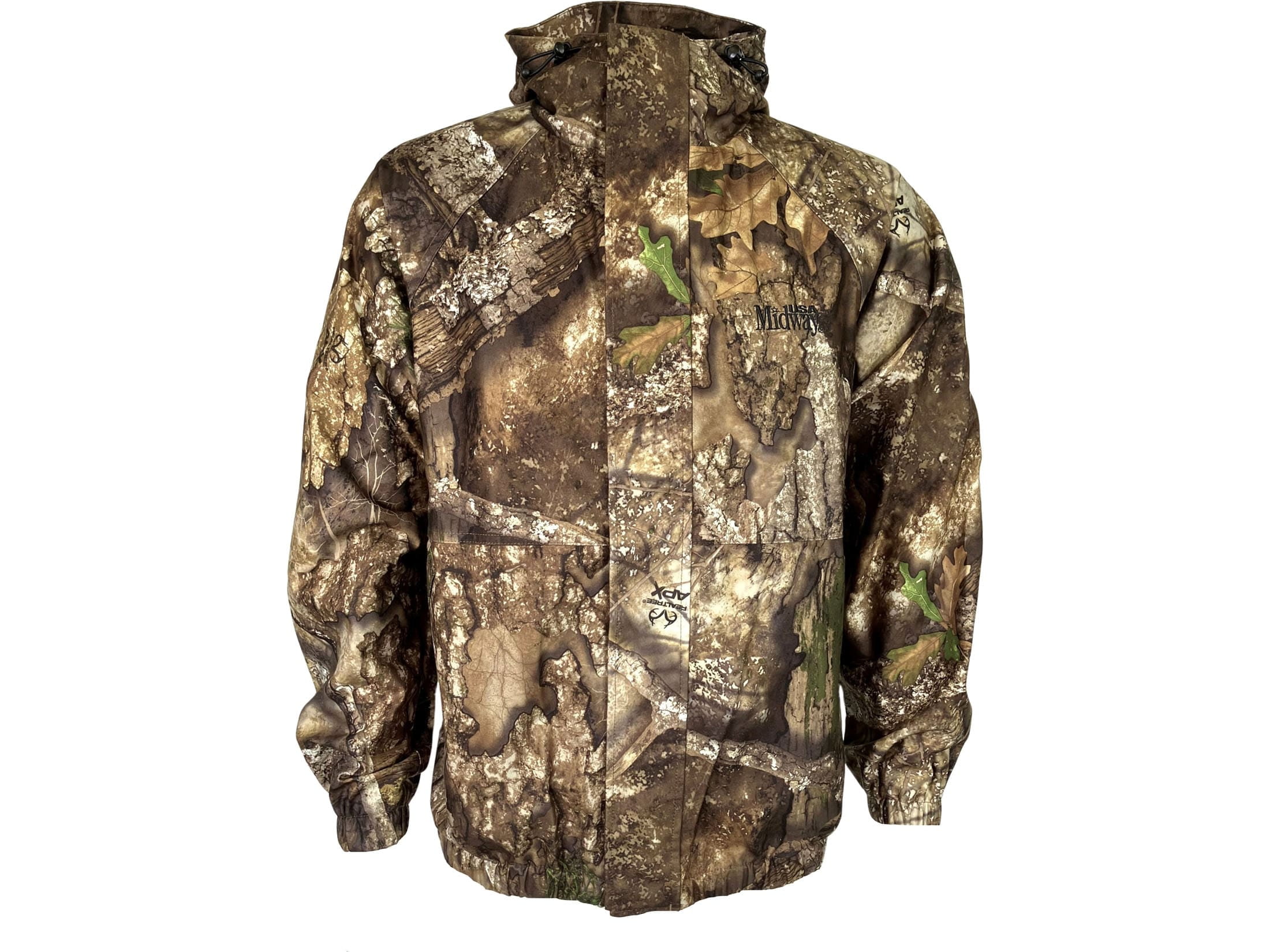MidwayUSA Men's Cold Bay Waterproof Rain Jacket Realtree APX XL ...