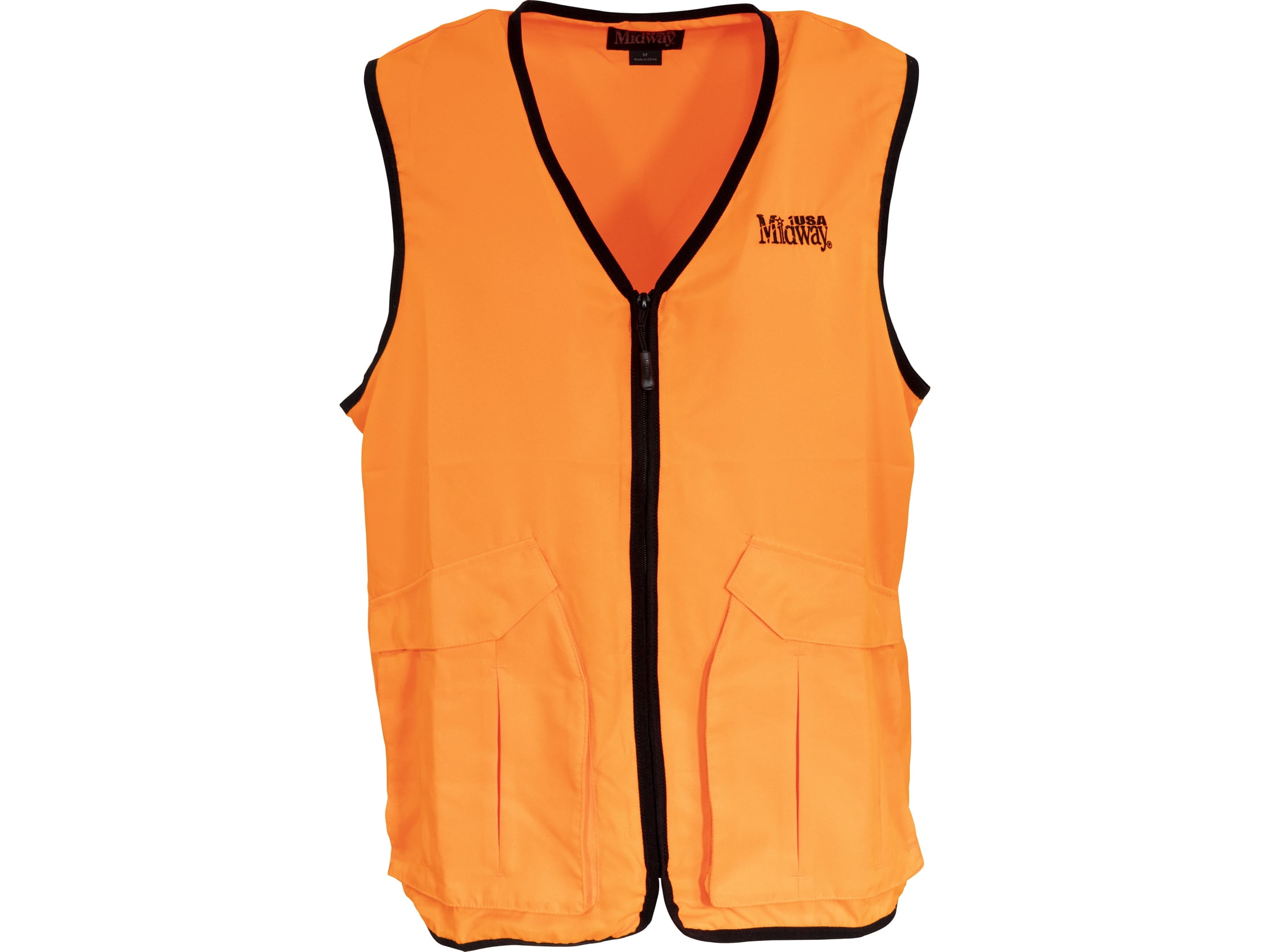 MidwayUSA Men's Deluxe Hunting Vest Blaze Orange XL - Walmart.com