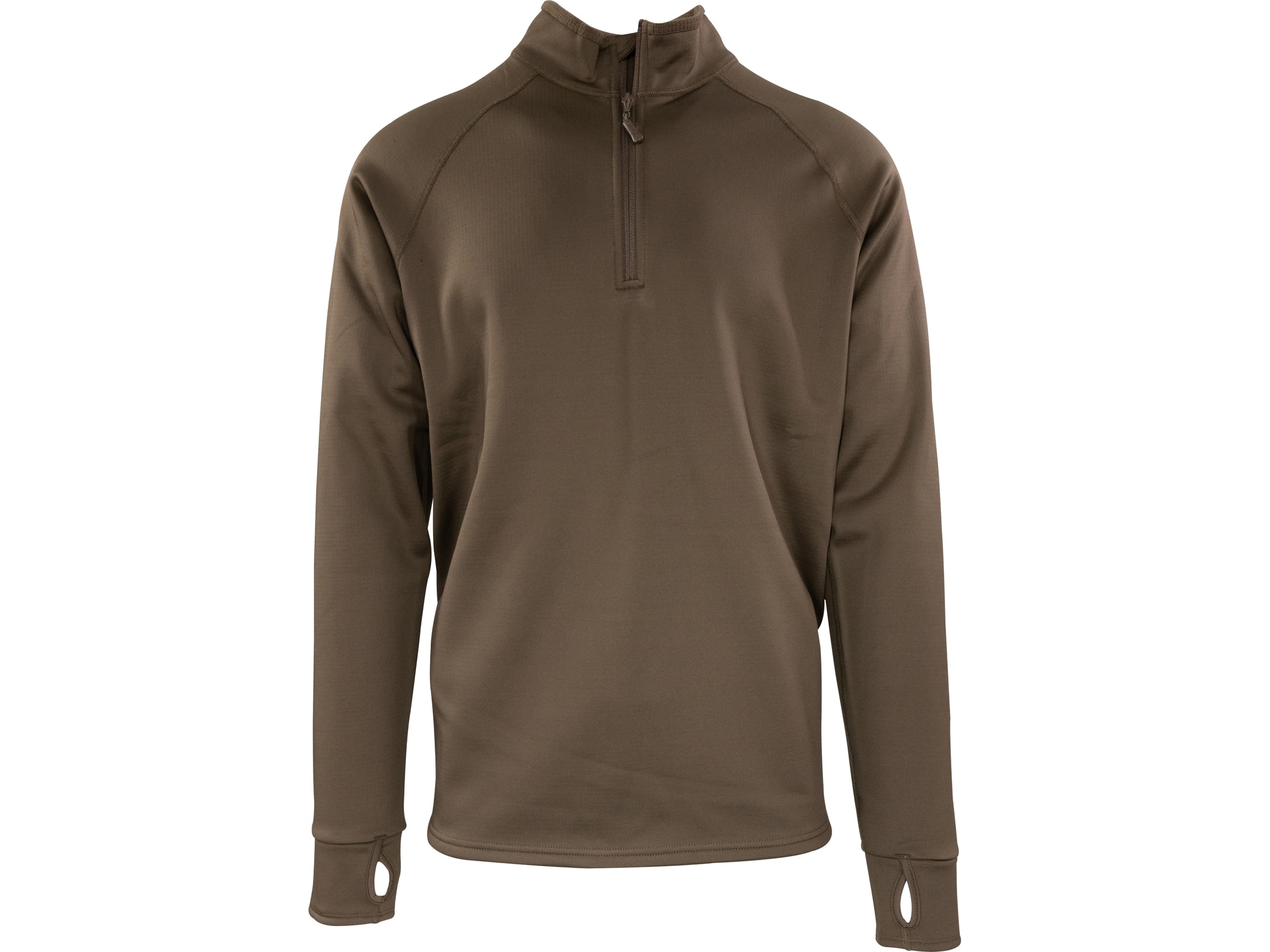 MidwayUSA Men's Grid Fleece Quarter Zip Shirt Hawk Brown 2XL - Walmart.com