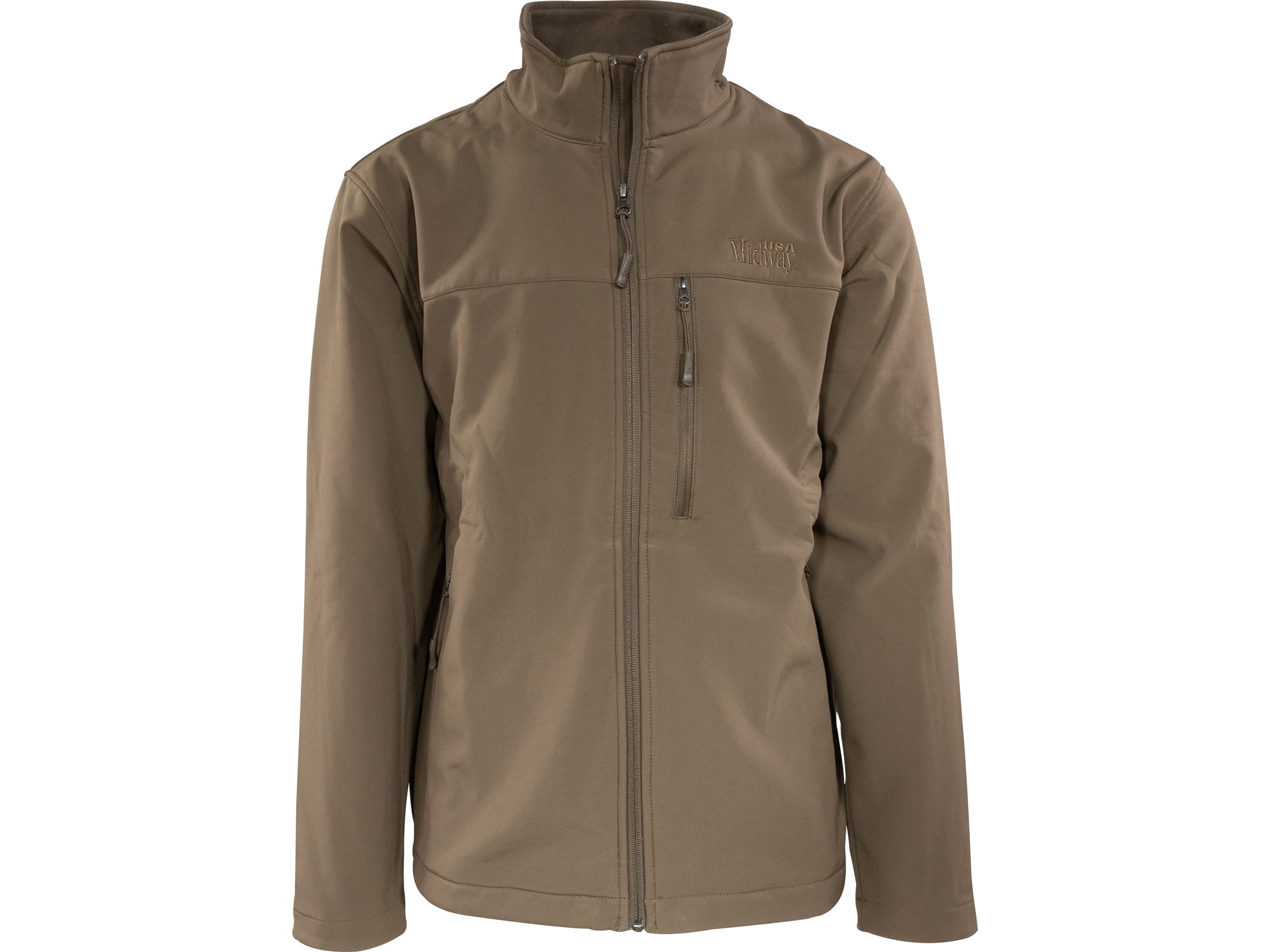 MidwayUSA Men's Firesteel Softshell Jacket Hawk Brown Large - Walmart.com