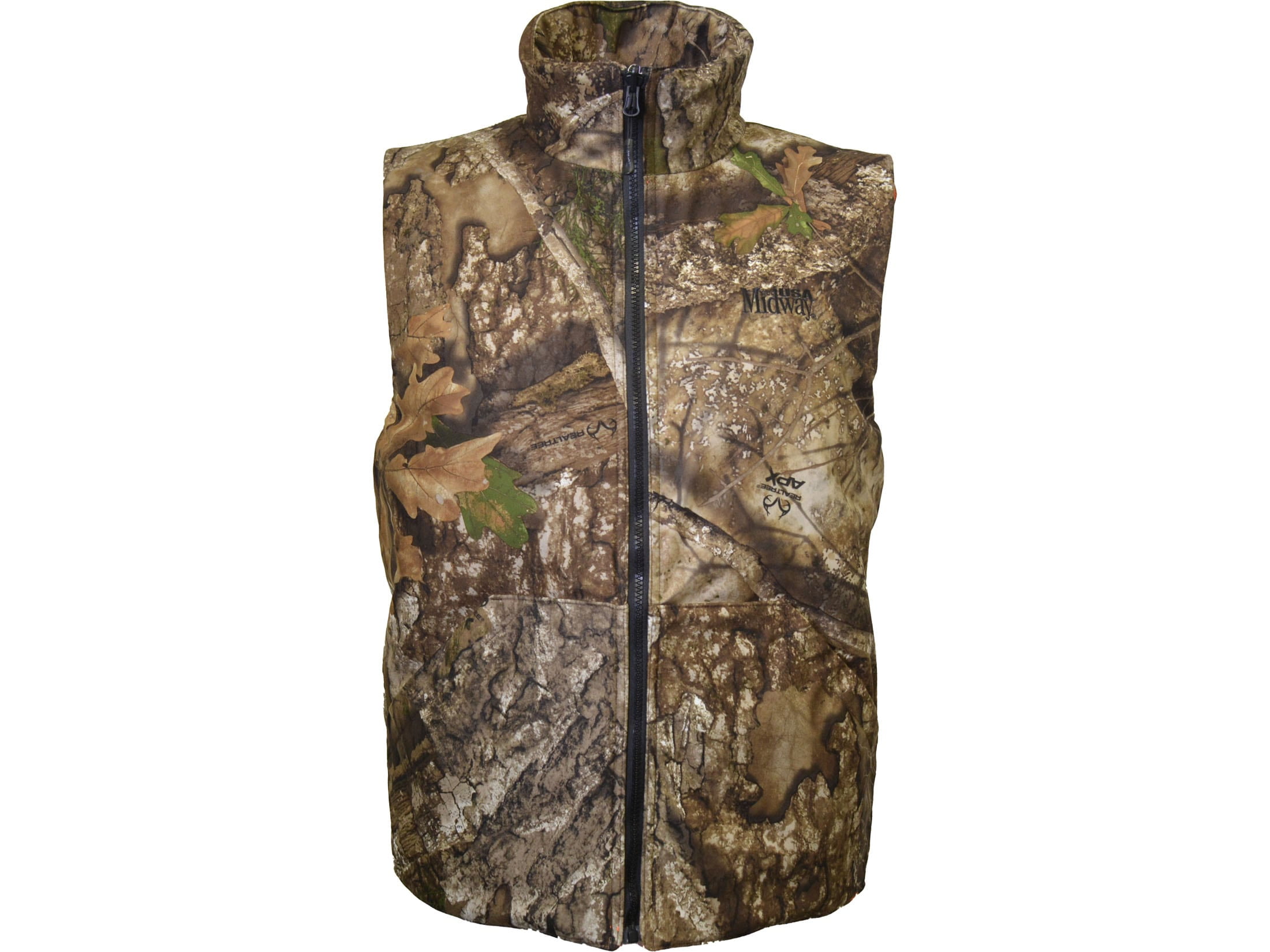 MidwayUSA Men's Hunter's Creek Reversible Insulated Vest Realtree APX ...