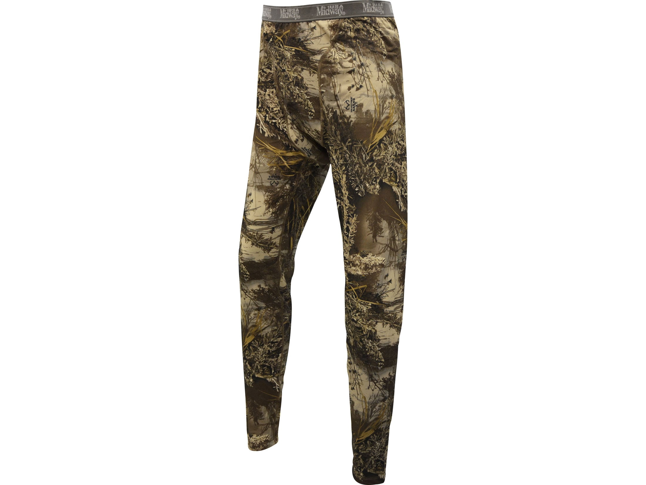 MidwayUSA Men's Level One Base Layer Pants Realtree Max-1 XT Large ...