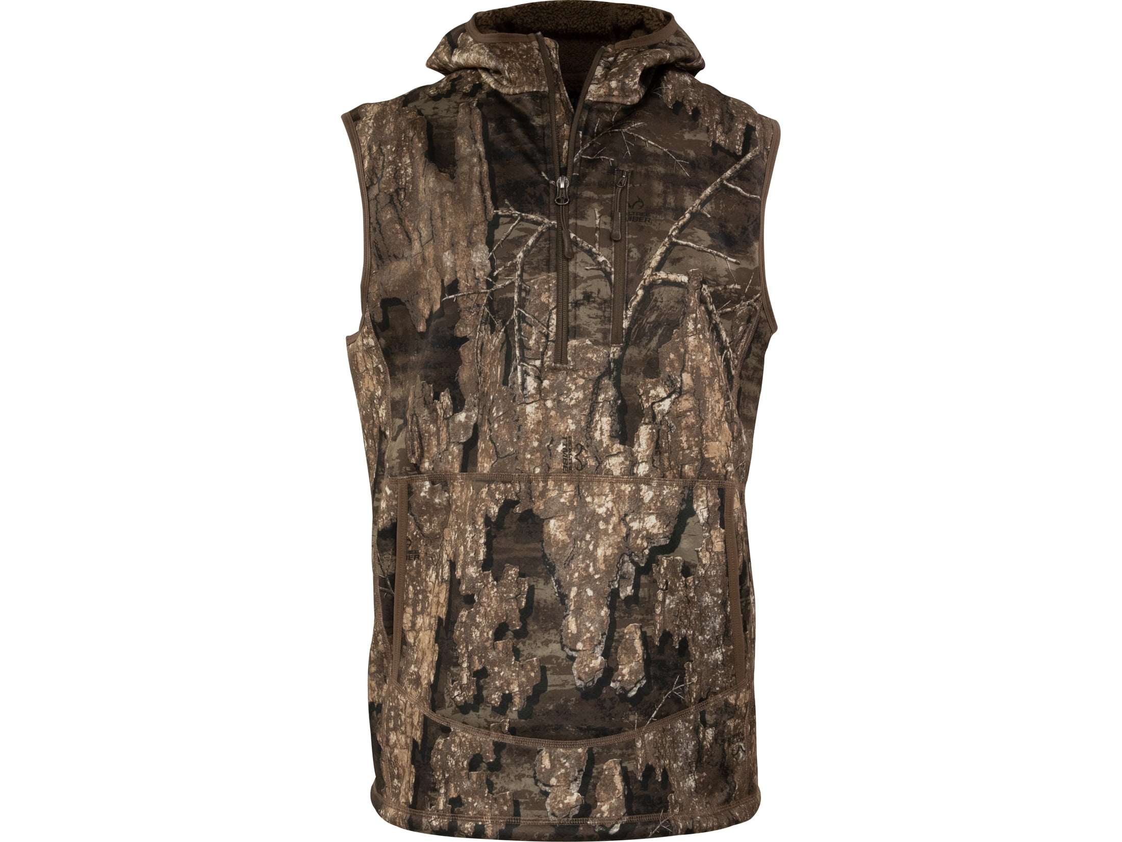 MidwayUSA Men's Prairie Creek Soft Shell Hooded Insulated Vest Realtree ...
