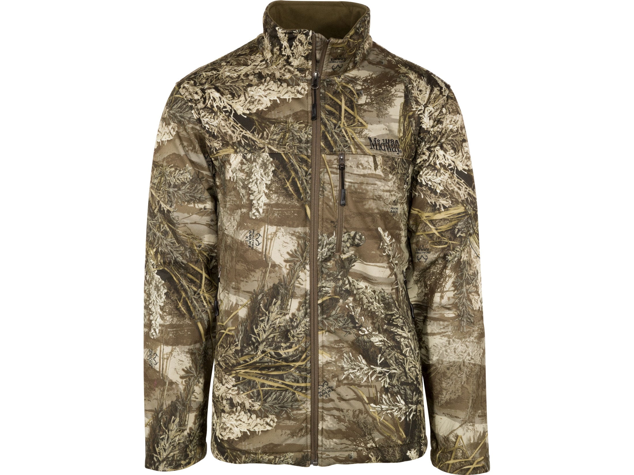 MidwayUSA Men's Full Season Softshell Jacket Realtree Max-1 XT Medium ...