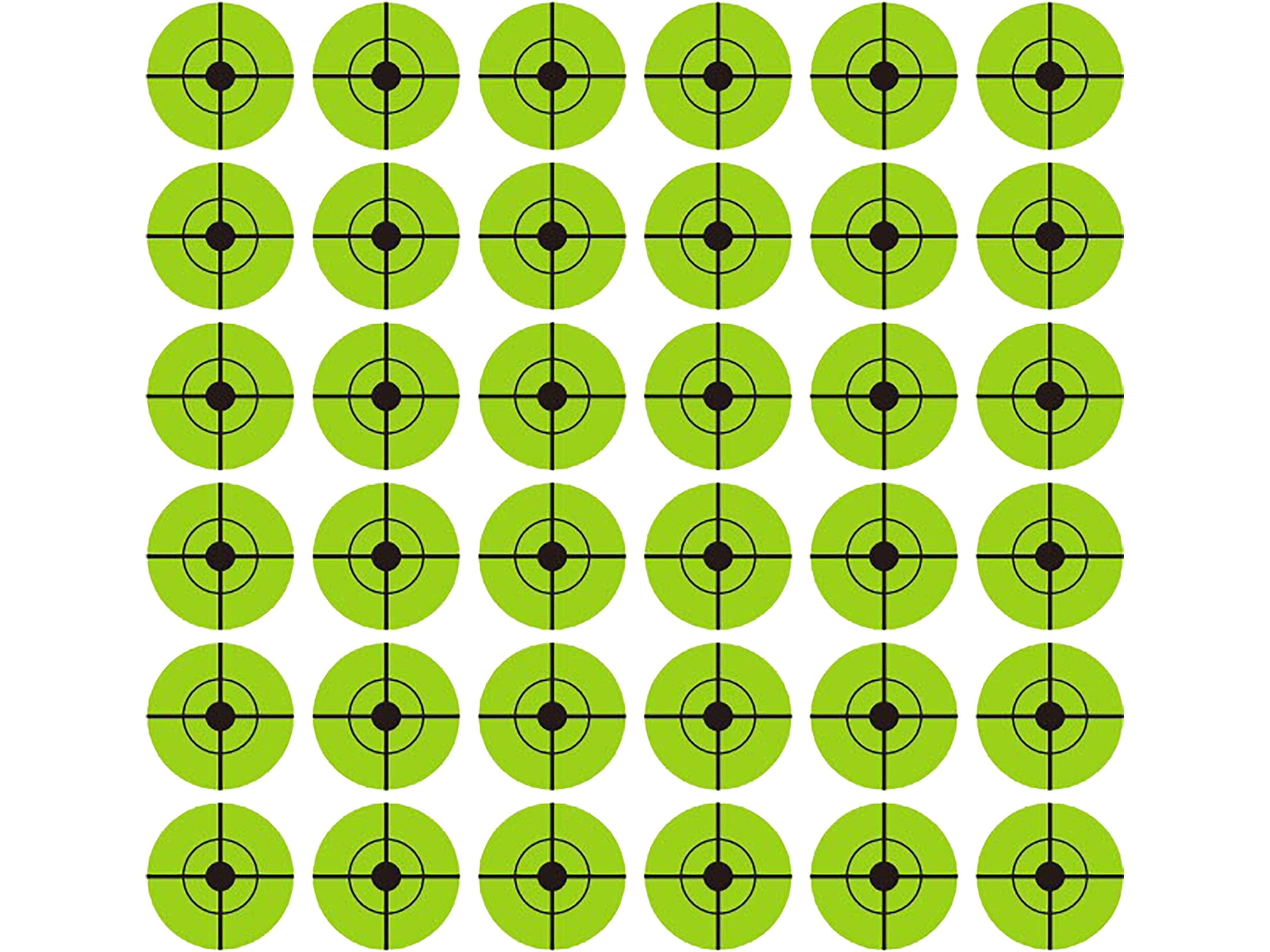 MidwayUSA Targets 1" Fluorescent Green 1008PK - Walmart.com