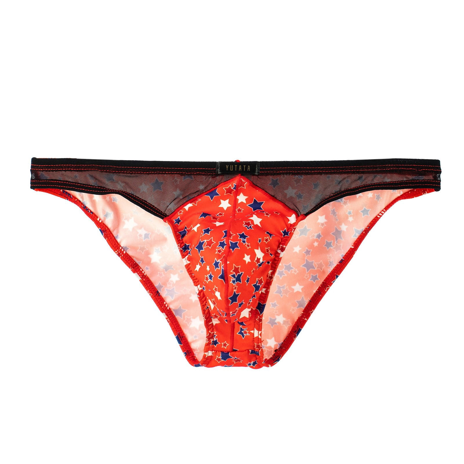 Midwennn Mens Sexy Star Print Briefs Underpants Fashion Ride Up ...