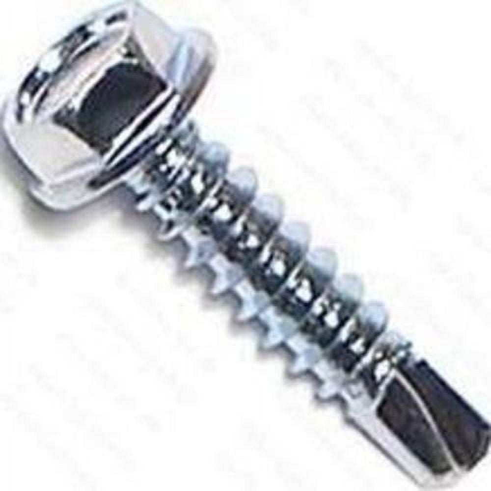 Midwest 03283 Self-Drilling Screw, Zinc Plated, Hex Washer Head, 3/4", Each - Walmart.com