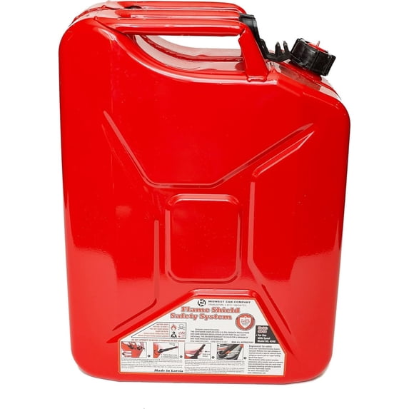 Midwest 5 Gallon Metal "Jerry" Gas Can - Walmart.com