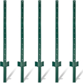 Durable Steel Fence Posts for Yard and Farm Fencing | Walmart