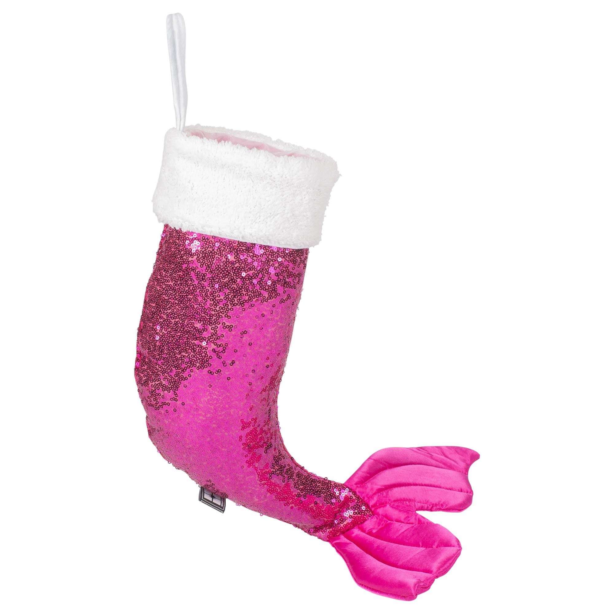 Midwest-CBK 21 Inch Sparkly Mermaid Tail Christmas Stocking (Pink ...