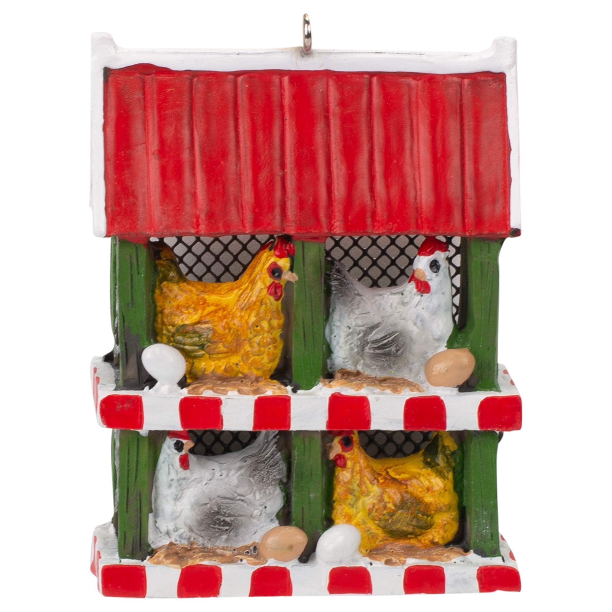 Midwest-CBK Chicken Coop with Chickens and Eggs Ornament - Walmart ...