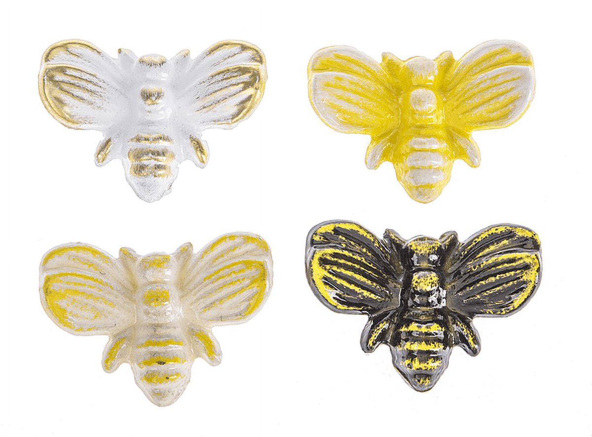 Midwest-CBK Mini Bee Figurine, Cast Iron, Set of 4 - Walmart.com